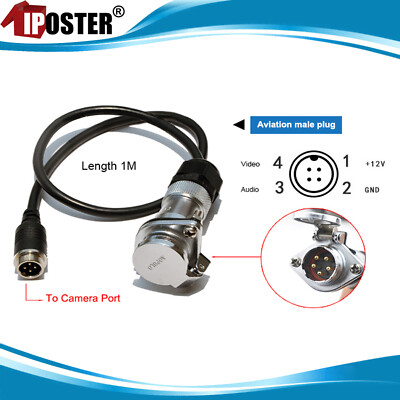 5pin Male to 4pin Male Connector Cable Fit Suzy Coil Cable Heavy Duty ...