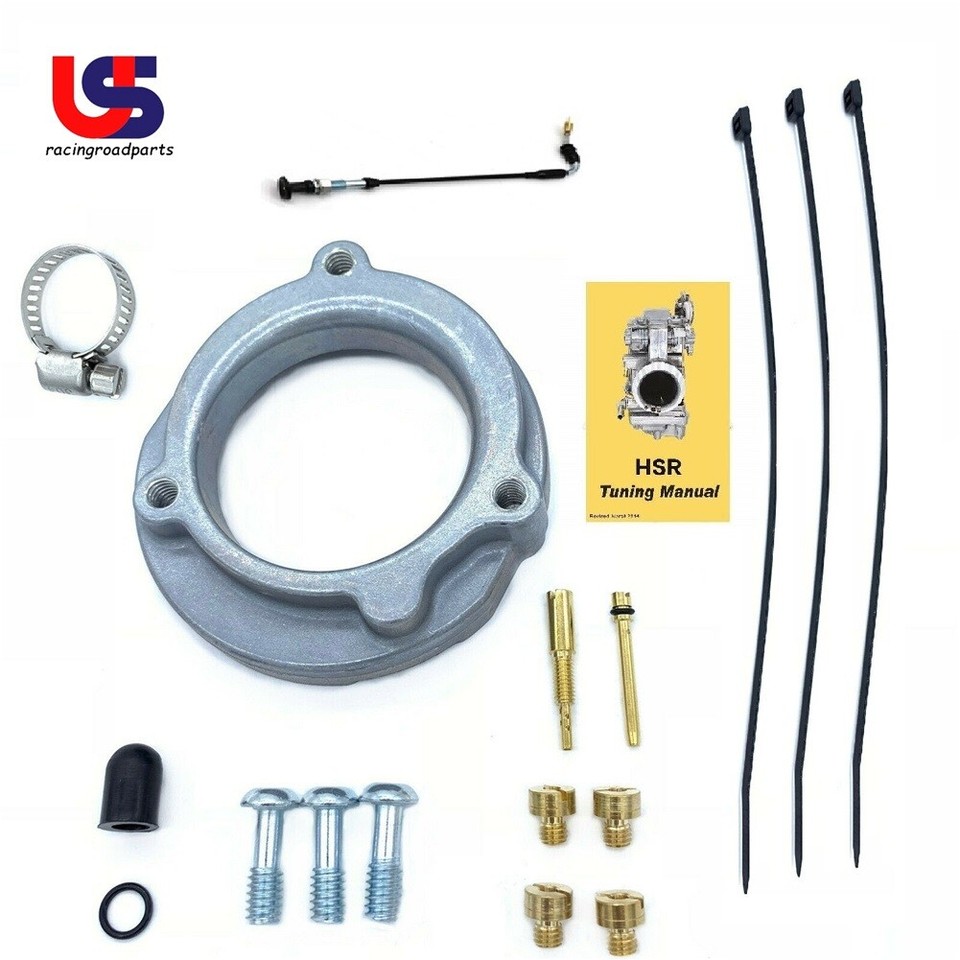 Fits Mikuni HSR45 HSR 45mm Polished Performance Pumper Carburetor TM45 ...