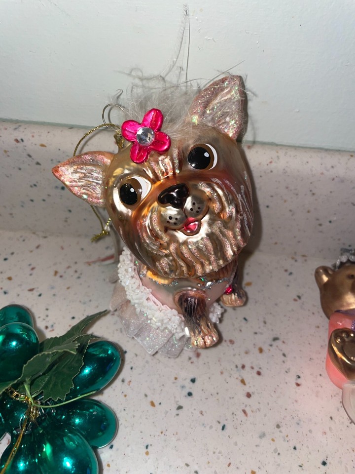 12 Unique Blown Glass Christmas Ornaments Cornucopia Pickles Snowman ...