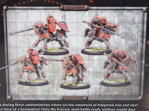 Warmachines Khador Iron Fang Uhlans Cavalry Unit PIP33111 Privateer ...
