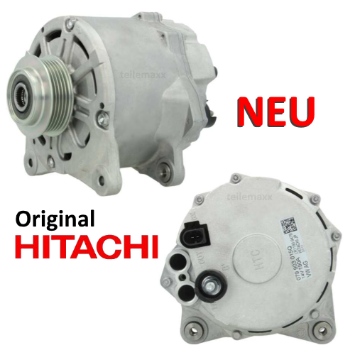 Original Hitachi Lichtmaschine für AUDI A6 A8 Q7 ... 4,2 FSi Quattro ...