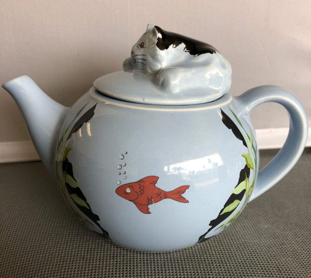 Cat Tea Pot Feline Collection Wade Judith Wooton England | eBay