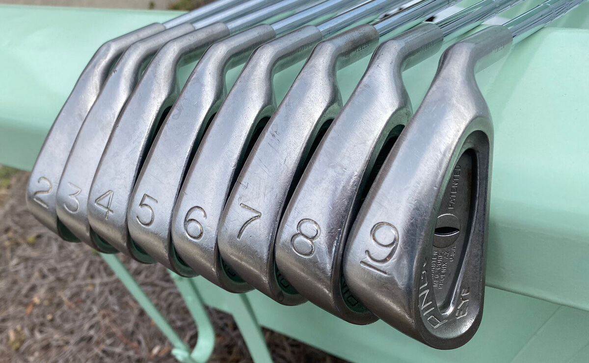 PING EYE (BLACK DOT) IRONS 2-9 (8 IRONS) ALL ORIGINAL EXC PING EYE (BLACK DOT) IRONS 2-9 (8 IRONS) ALL ORIGINAL EXC