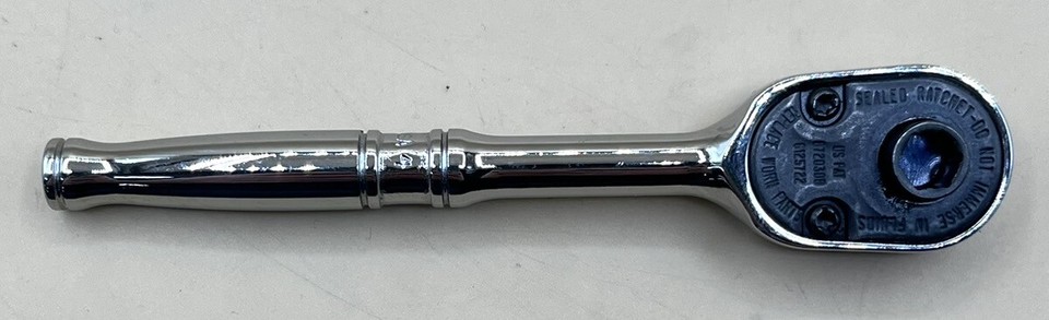 SNAP-ON TOOLS USA TM72 1/4" HEX DRIVE CHROME MAGNETIC BIT RATCHET ...
