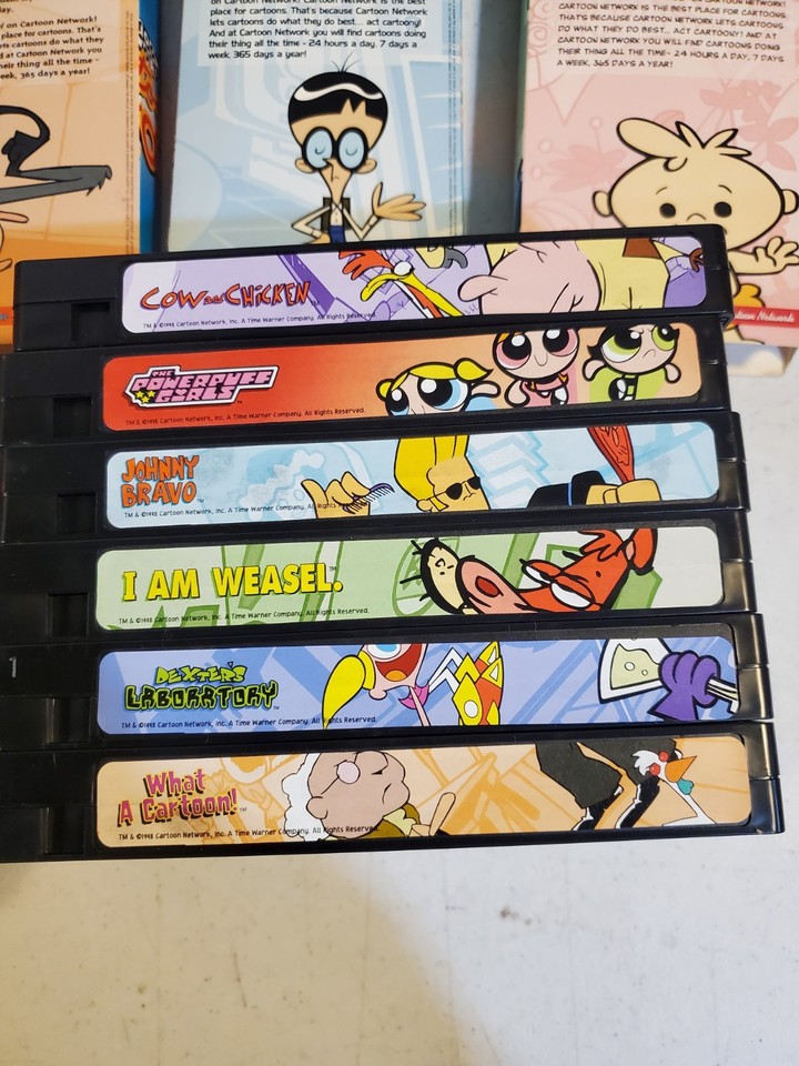 Cartoon Network Lunchables Promo Bag with 6 VHS Tapes Complete | eBay