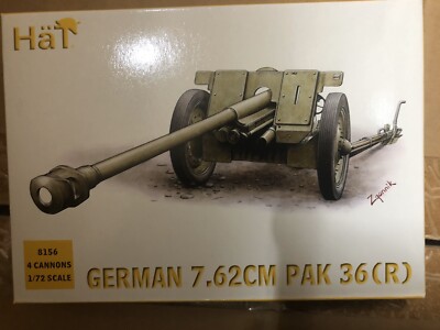 1/72 WW2 German Pak 36(r) 76.2mm Anti- tank guns and crew 8156 | eBay