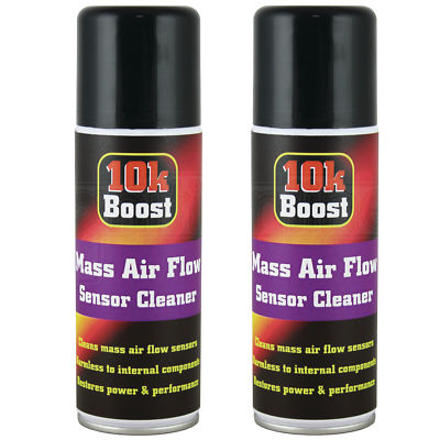 2 x 10KBoost Mass Air Flow MAF Sensor Cleaner Spray Restores ...