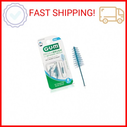 GUM Proxabrush Go-Betweens Refills - Wide - Compatible with GUM ...