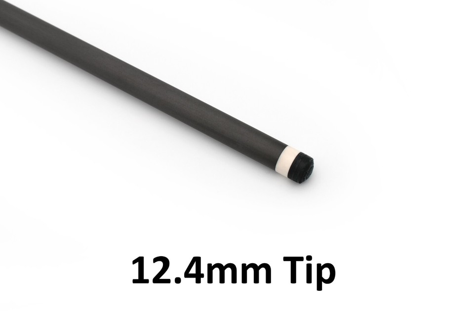 RAVEN Carbon Fiber Pool Cue - Shaft Only (12.4mm, 29") Uni-Loc, Soft ...