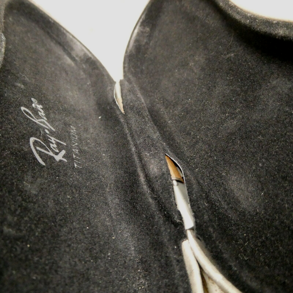 Ray-Ban Titanium Eyeglasses Gray Hard Clam Shell CASE ONLY | eBay