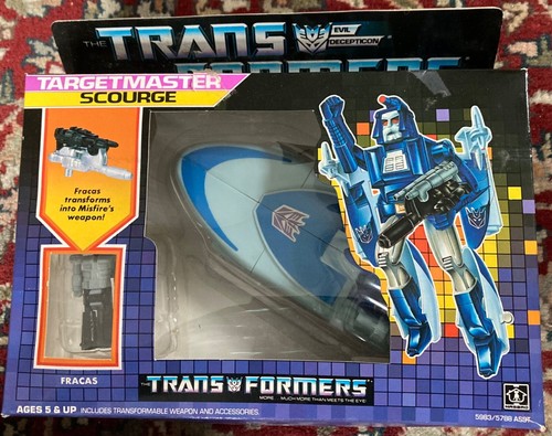 Original 1987 Transformers G1 Scourge Targetmaster 100% complete! | eBay