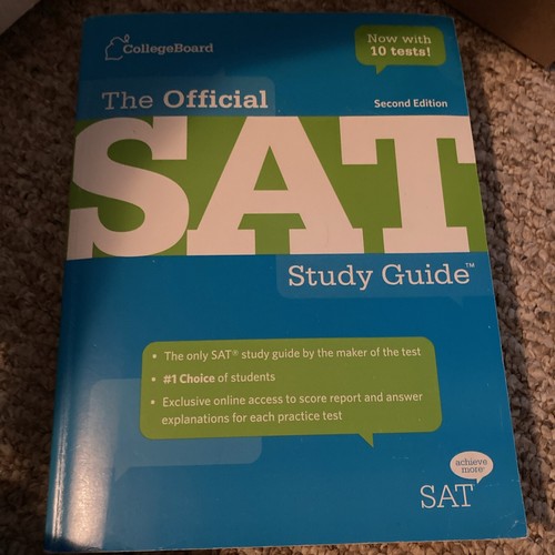 Official SAT Study Guide by College Board Staff (2009, Trade Paperback ...