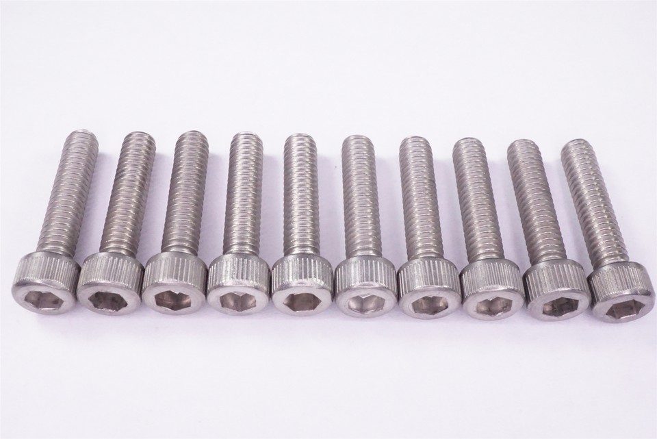 Lot of 10 NAS1352C08-12 Socket Head Cap Screw 8-32 x 3/4" CRES SS NOS ...