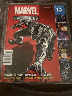 Marvel Fact Files #19 Eaglemoss, Black Panther, Fantastic Four, Hawkeye ...