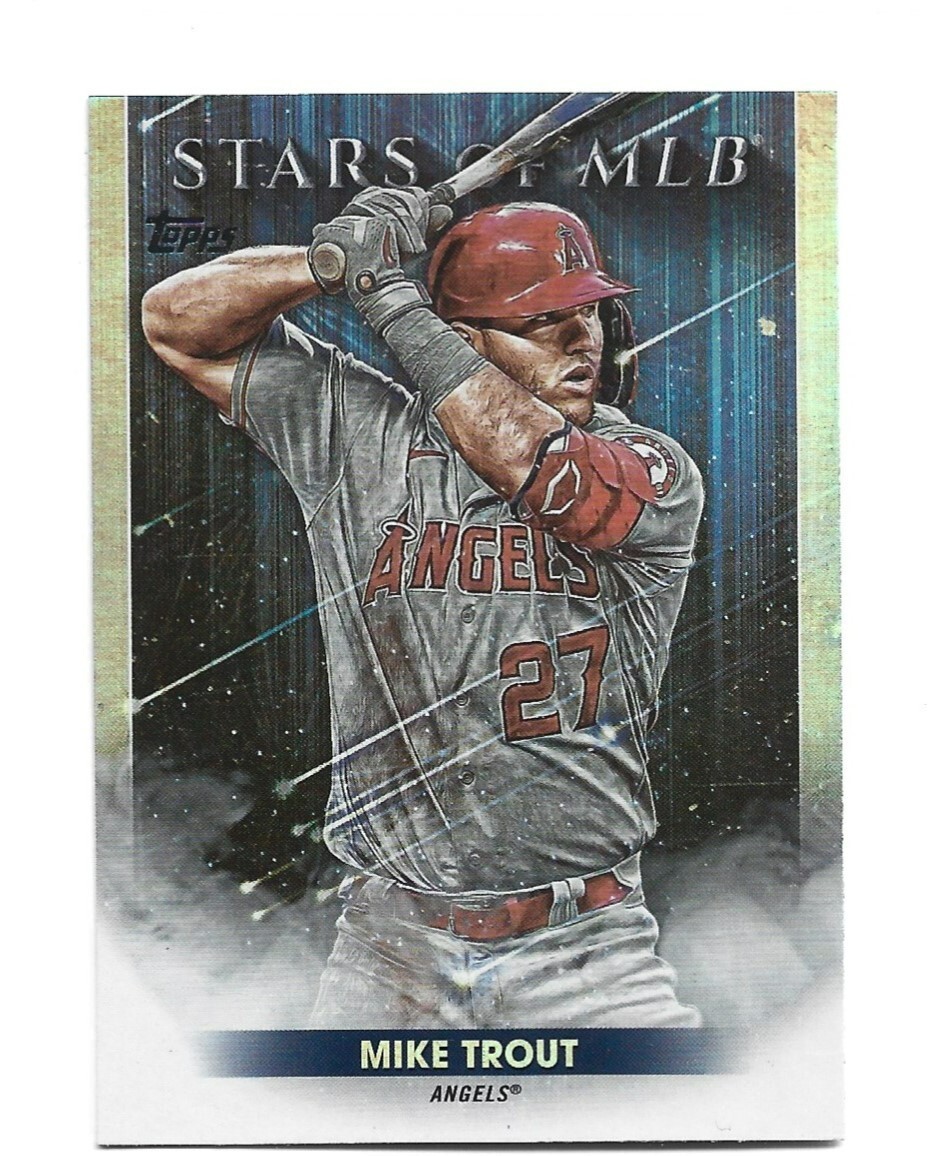 2022 Topps Stars Of MLB #SMLB-1 Mike Trout card, Los Angeles Angels | eBay