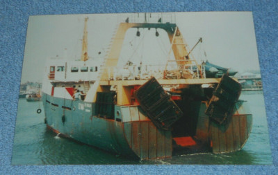 Vintage English Fishing Boat Photo Lowestoft Trawler Vessel LT144 "St ...