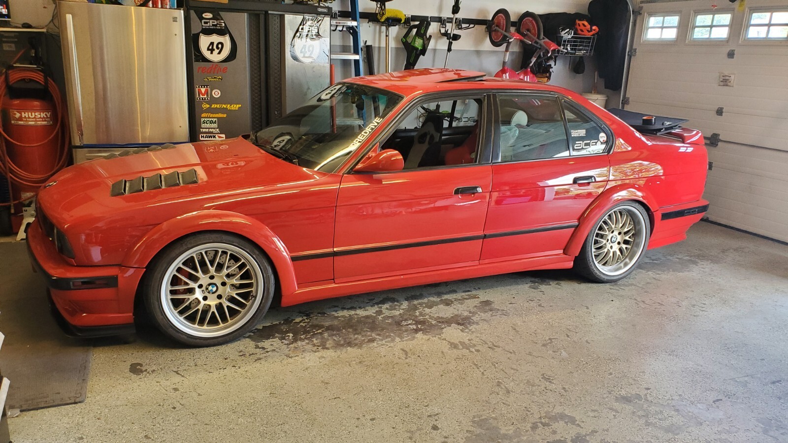 BMW E34 5 series Overfender widebody 10 piece kit - +Silhouette ...