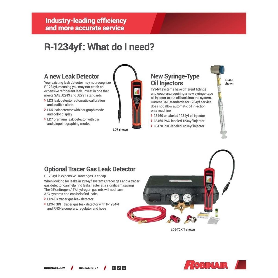 Robinair AC1234-4 Premier R-1234yf Recover, Recycle and Recharge, RRR ...