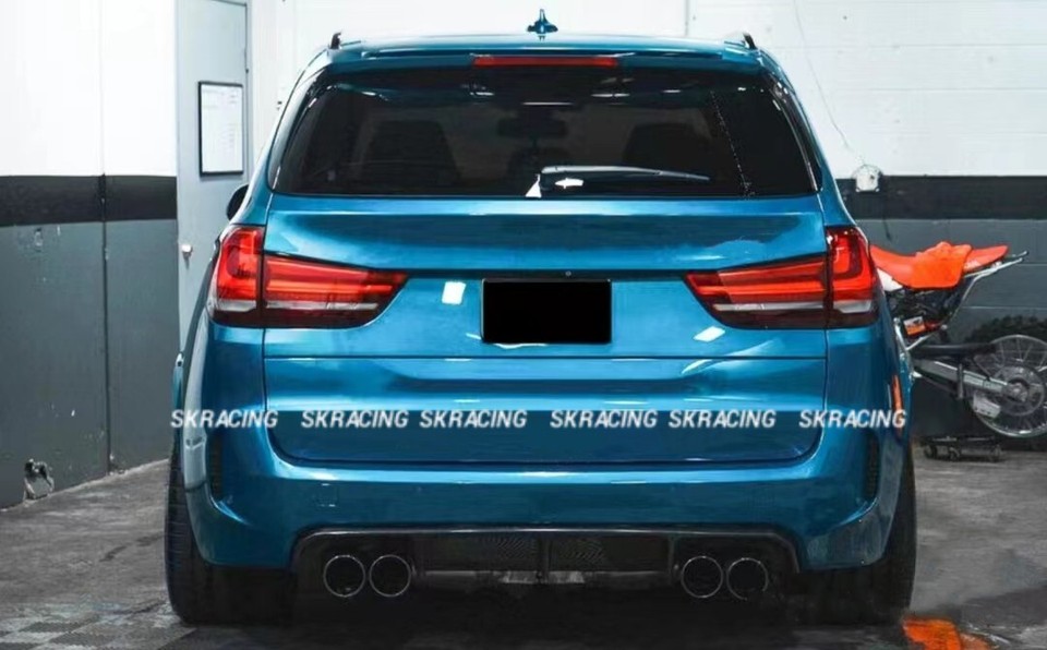 Carbon Fiber Rear Bumper Diffuser Spoiler Lip For BMW X5M F85 X6M F86 ...
