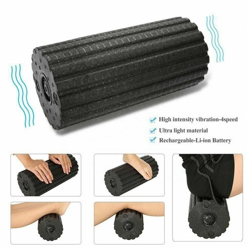 Large 16" Electric Massager High Density Foam Roller for exercise ...