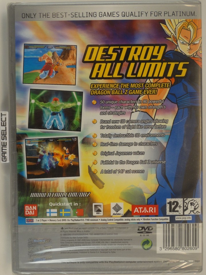 Dragon BALL Z Budokai Tenkaichi 1 Dragonball PS2 playstation 2 Nuovo ...