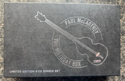 Paul McCartney Birthday Box 6 CD Singles Pin Patch Numbered Edition ...