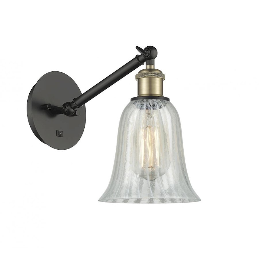 Innovations Ball Hanover 1-Lt 318 LED Sconce, BAB/BR/MC - 317-1W-BAB ...