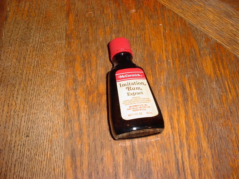 Vintage McCormick Extract Bottle Imitation Rum Extract, 1 Oz | eBay