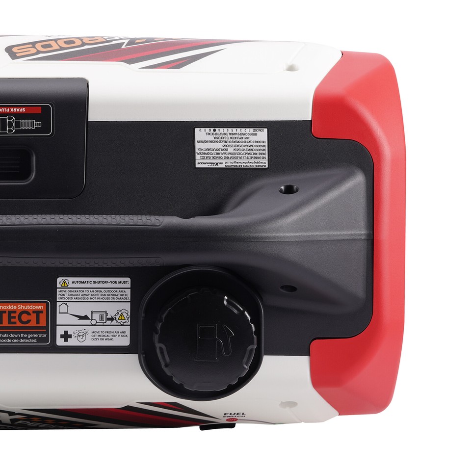 4000 Watt Inverter Generator Lightweight Super Quiet Gas Powered with ...