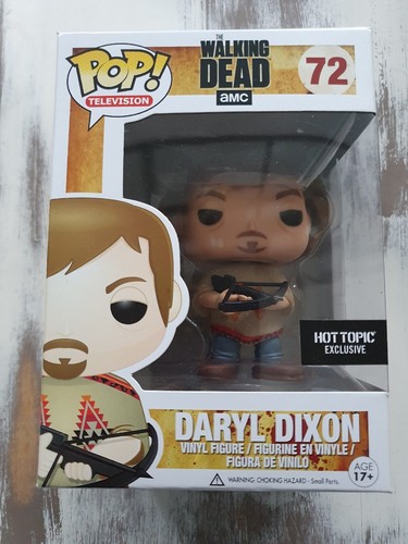 Funko Pop Walking Dead Poncho Daryl Non Bloody Hot Topic Exclusive ...