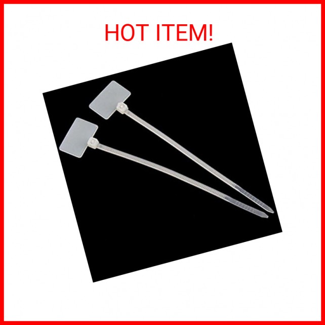 Write on Tags Wire Zip Ties Cable Mark Tags Nylon Power Marking Label ...