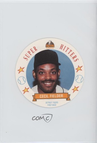 1992 Ben's Bread Super Hitters Discs Cecil Fielder #1 | eBay