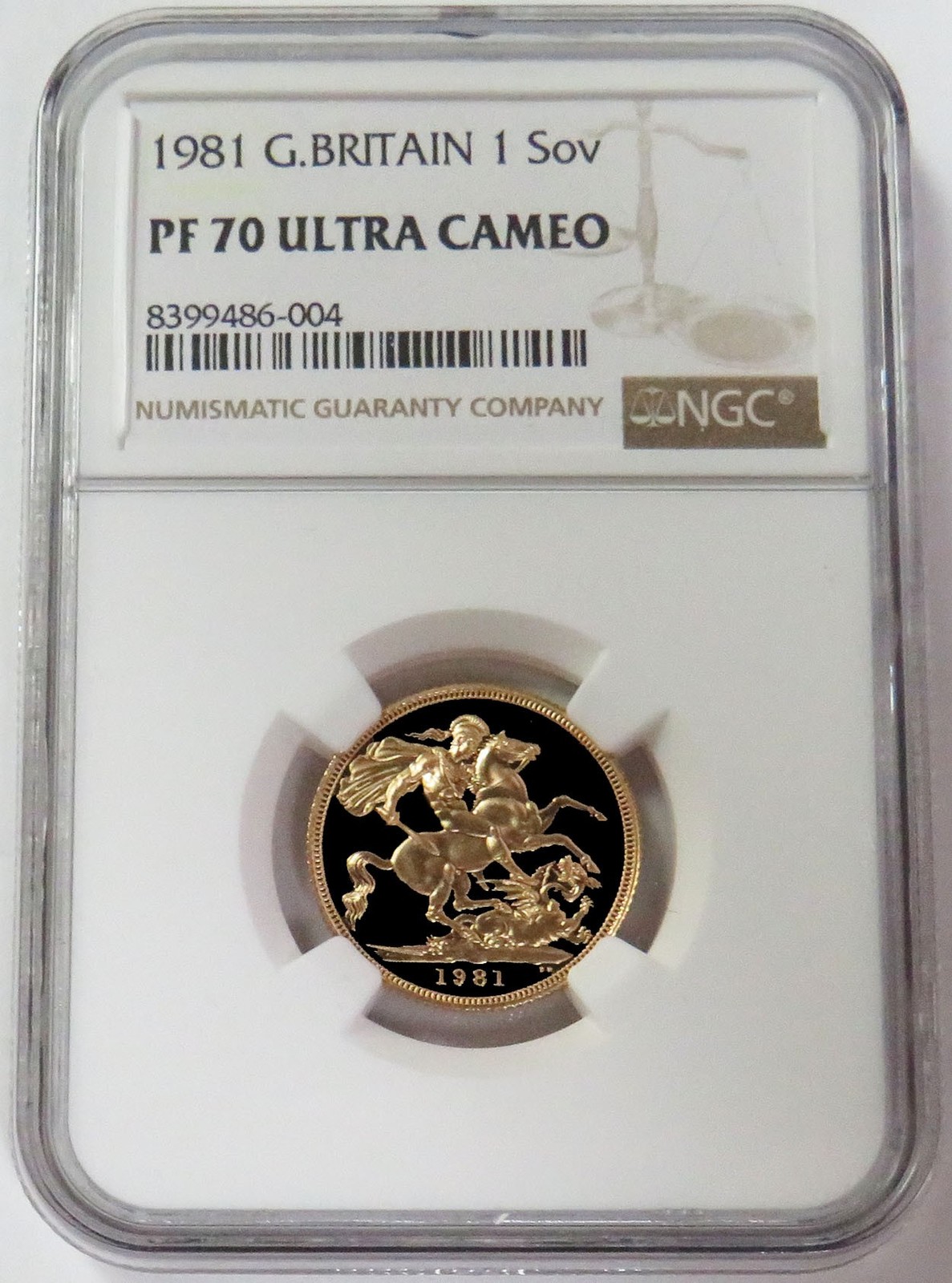 1981 GOLD GREAT BRITAIN PROOF SOVEREIGN NGC PF 70 UC | eBay