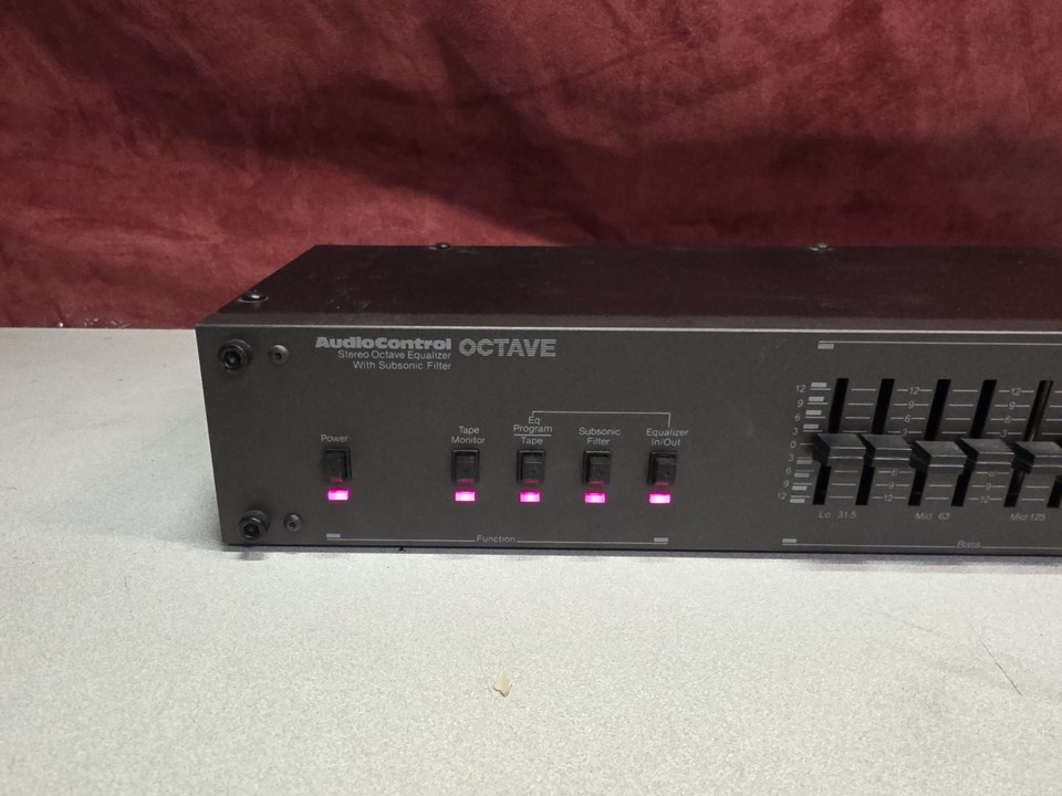 AudioControl the Octave EQ Stereo Audio Equalizer with Subsonic Filter ...