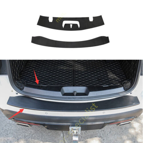 Leather Rear Bumper Guard Sill Protector Plate Sticker For Ford ...
