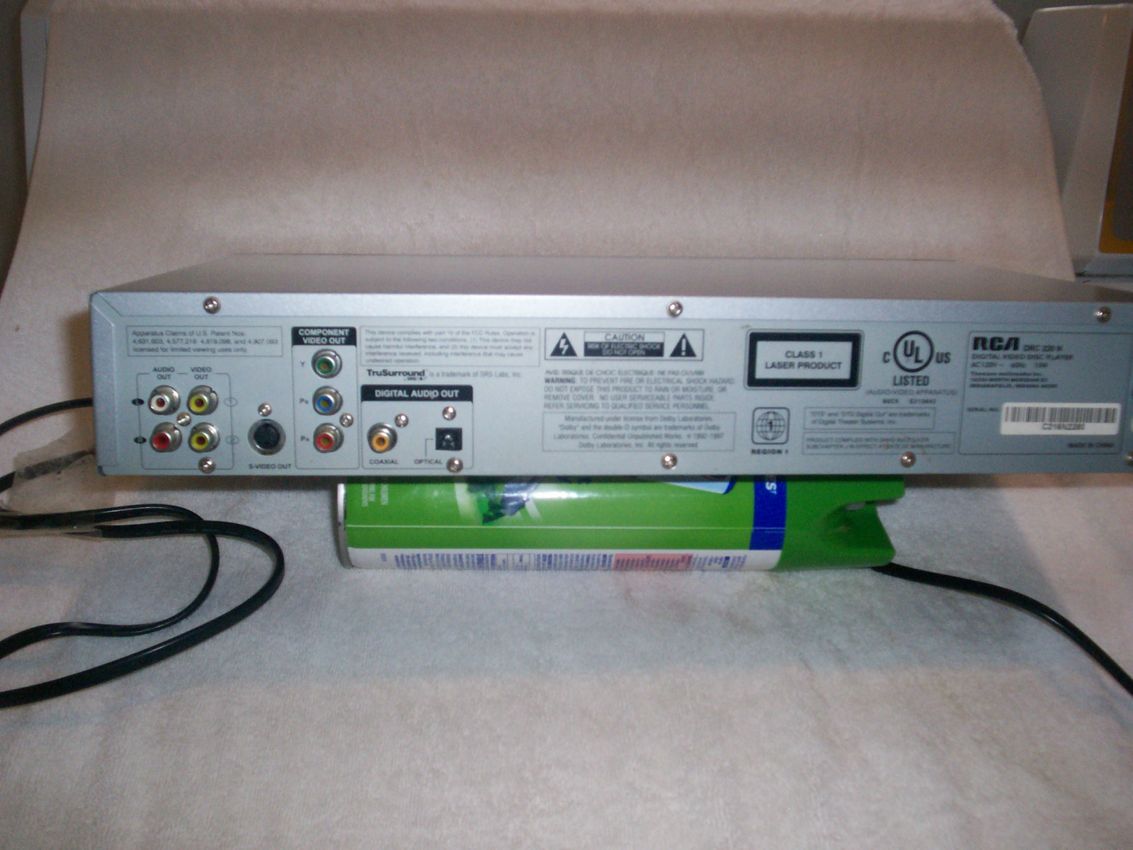 RCA DRC 220 N DIGITAL VIDEO DISC PLAYER SERIAL #C216N2280 | eBay