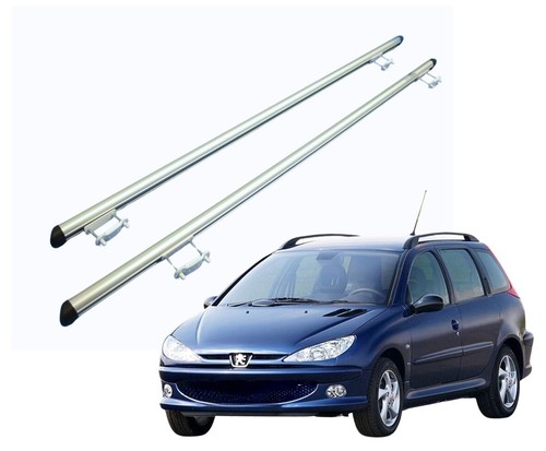 Roof Bars Luggage Rack For Peugeot 206 Sw From 2006 Aluminum Handrail ...