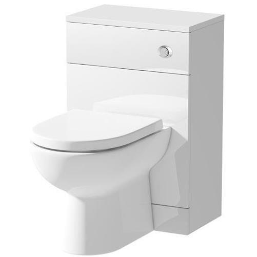 Bathroom 500mm Back To Wall BTW Toilet Concealed Cistern Unit White ...