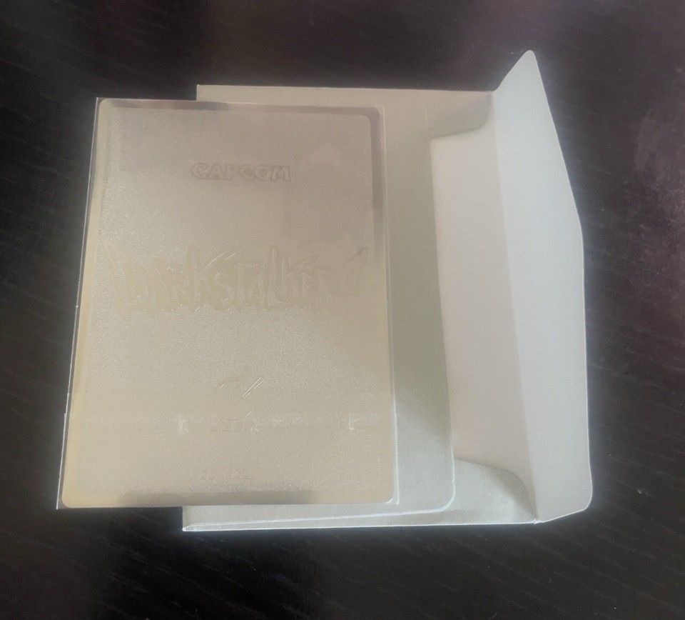 SDCC 2023 Exclusive DARKSTALKERS * Rikuo * METAL CARD Capcom UDON Night ...