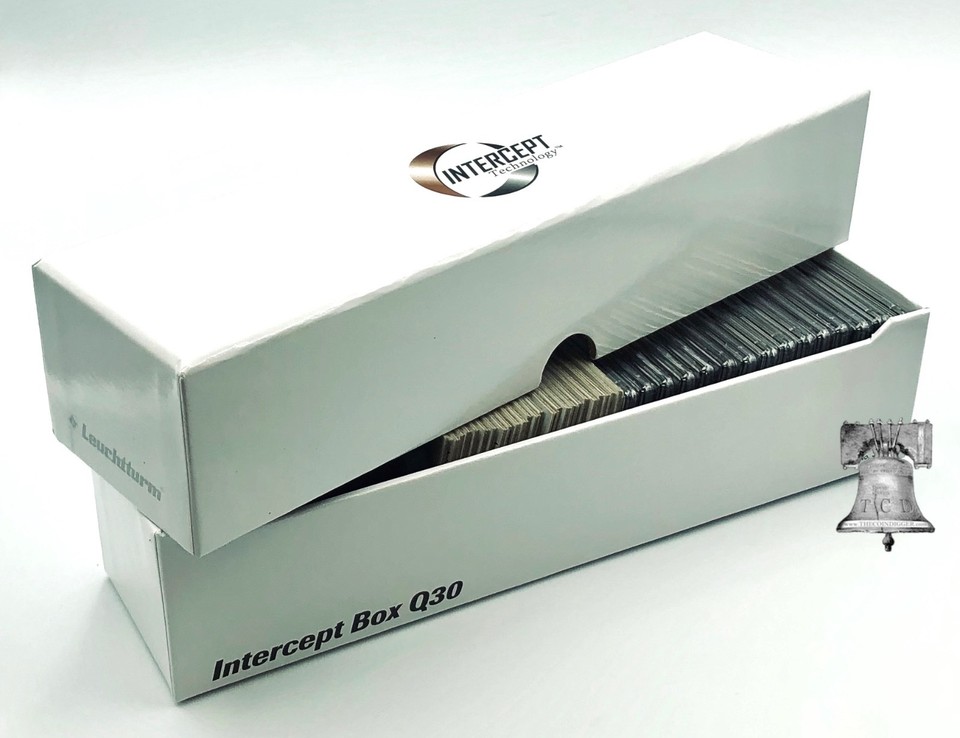 Coin Holder Intercept Storage Box Q30 for 2x2 Snap Flip Square Capsule ...