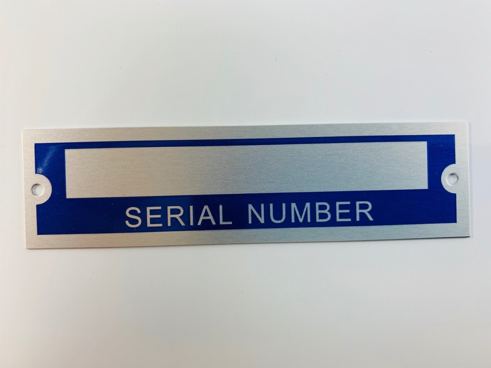 New Blank Serial Number Plate Identification Tag 4 Colors Available ...
