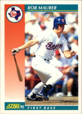 1992 Score #767 Rob Maurer RC - NM | eBay