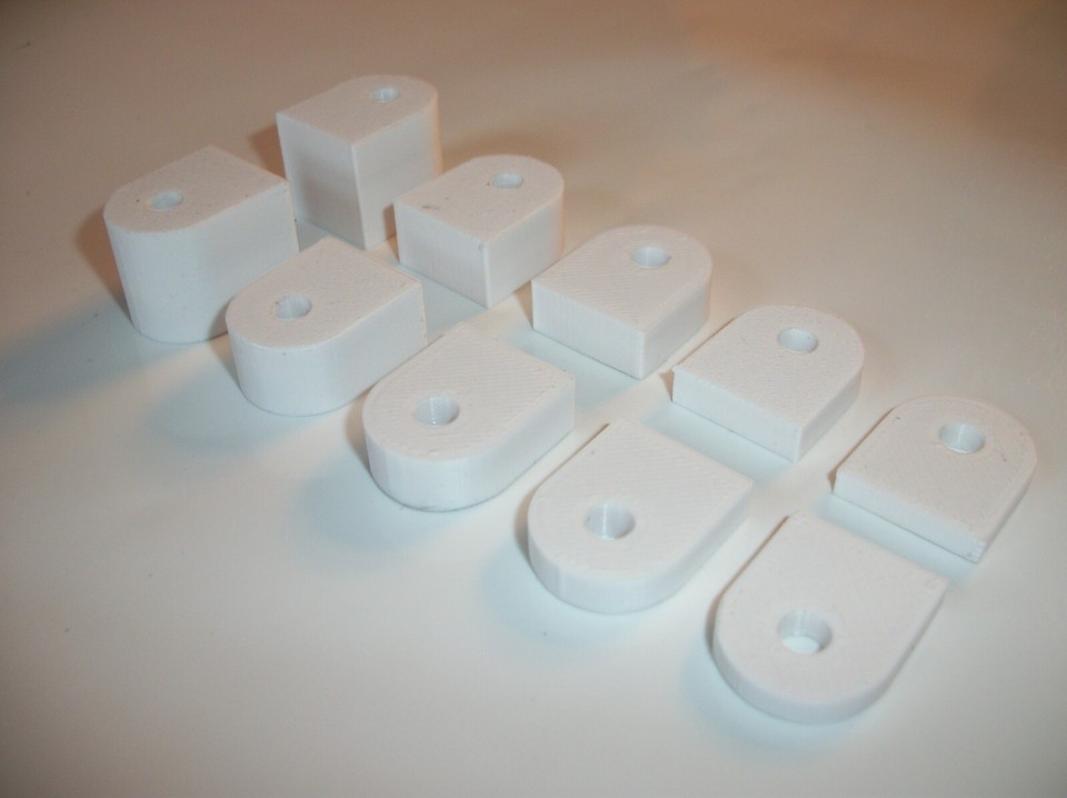 FloPlast Aquaflow Soil Pipe Spacers - 10 x Bracket Extenders - Black or ...