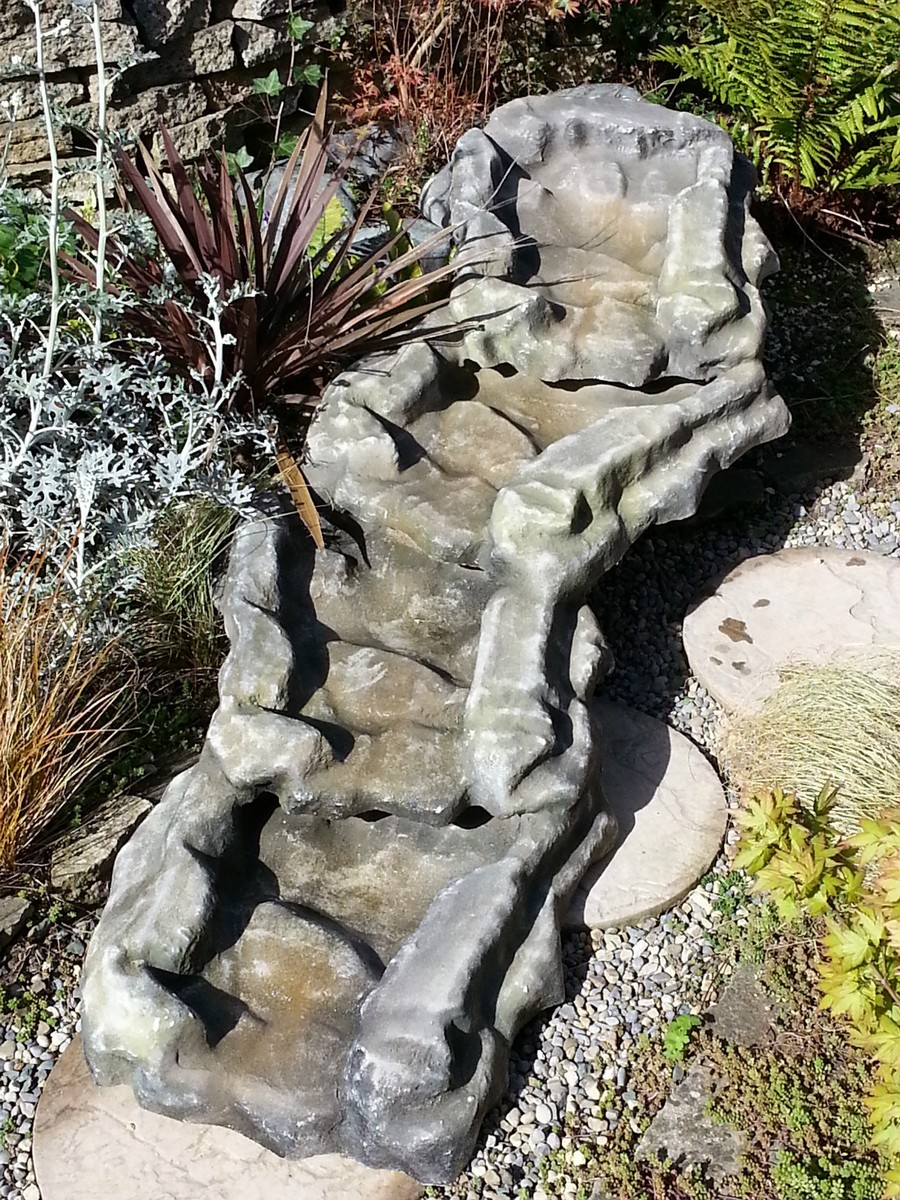 Concrete Garden Pond Waterfall Custom Outdoor Water Features Ponds,