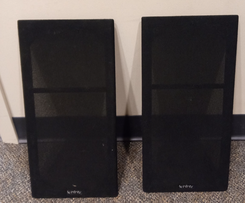 Infinity RS-3000 Speaker Grills Cover with Badge | eBay