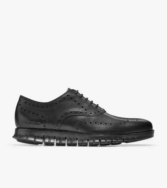 Cole Haan Men's ZeroGrand Wingtip Oxford Black Shoes C20719 - Size 9 W ...