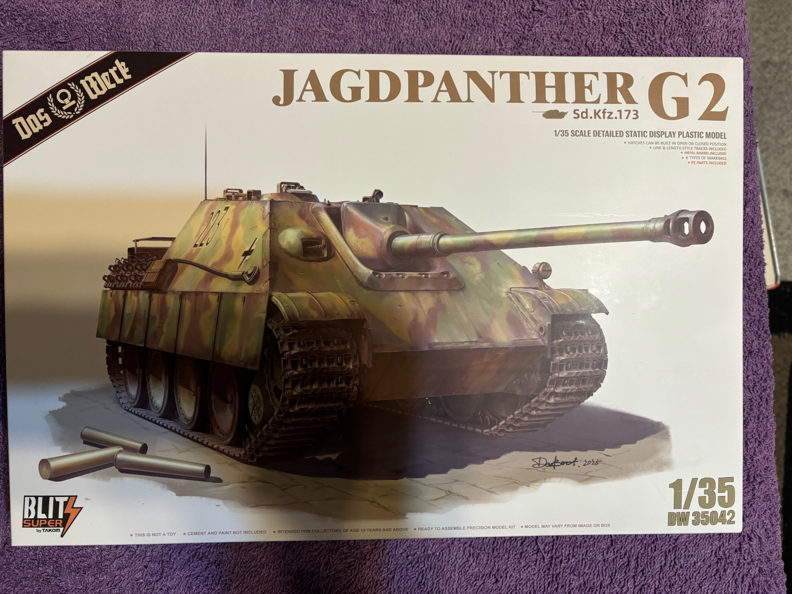 Das Werk 1/35 German Tank Destroyer Sd.Kfz.173 Jagdpanther G2 | eBay
