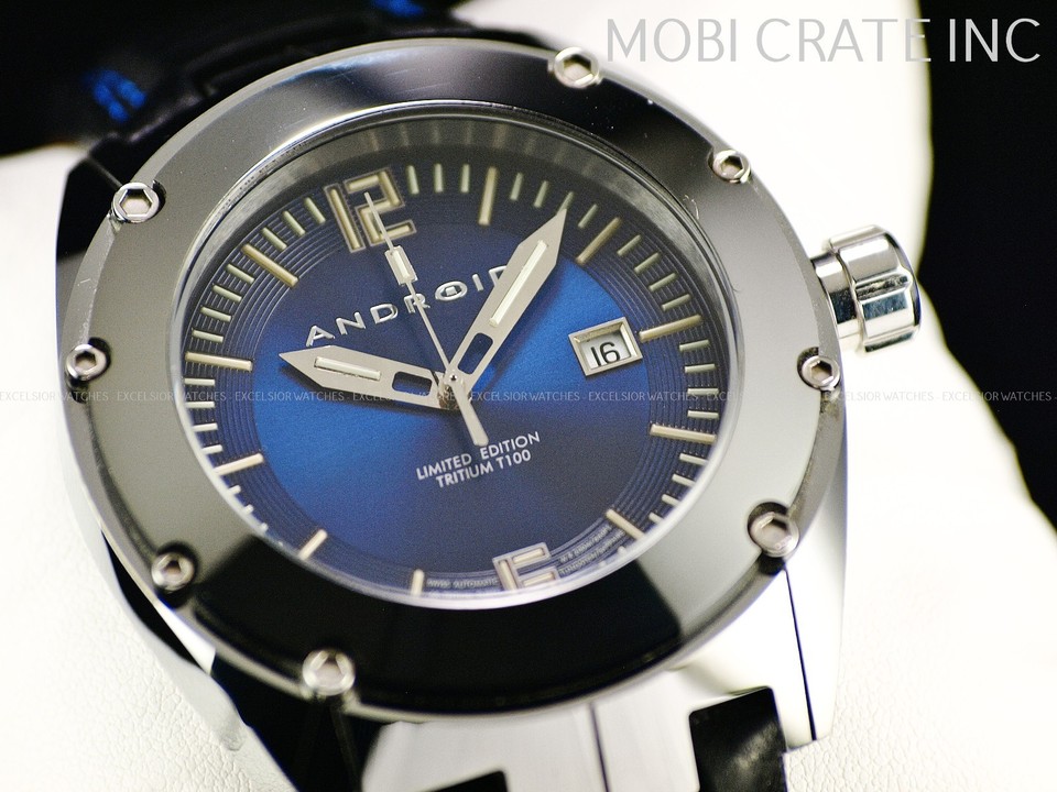 ANDROID Virtuoso Tungsten 68 Tubes 48mm Men's Swiss 2824 Automatic ...