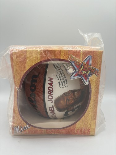 MICHAEL JORDAN MINI LITHO BASKETBALL SPORTACULAR ART NEW IN BOX CHICAGO ...