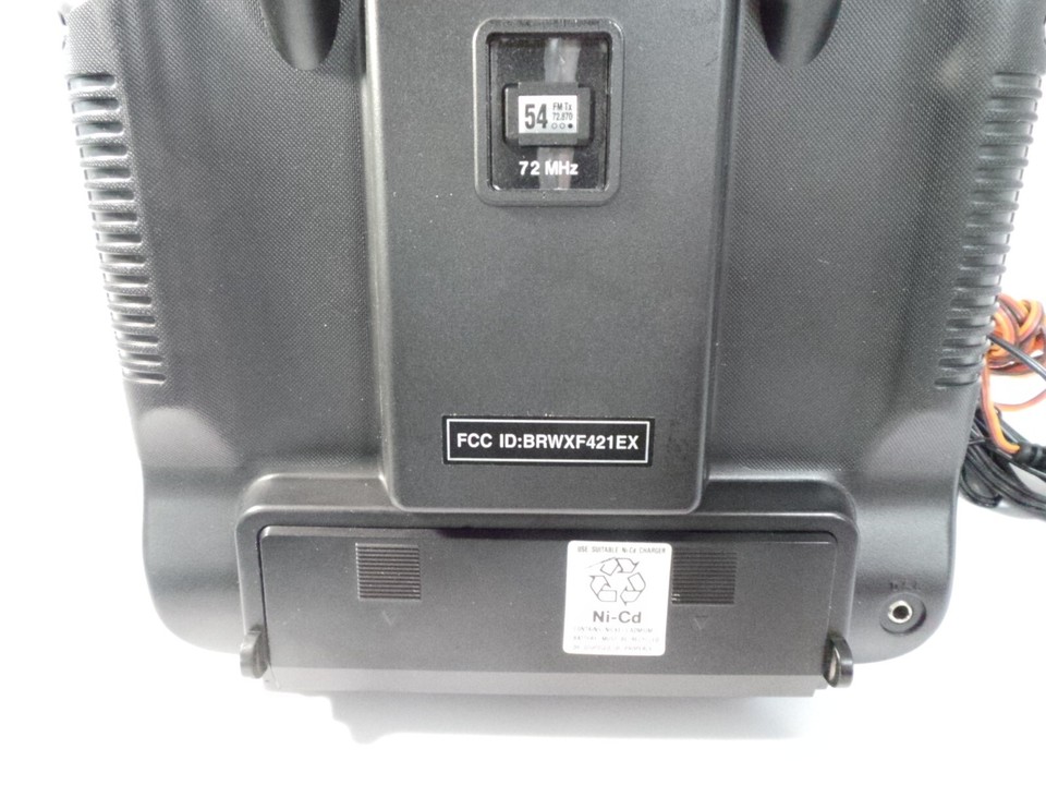 Used JR XF421 EX 5 CHANNEL, 72 MHz RC TRAMSMITTER & POWER ADAPTER | eBay